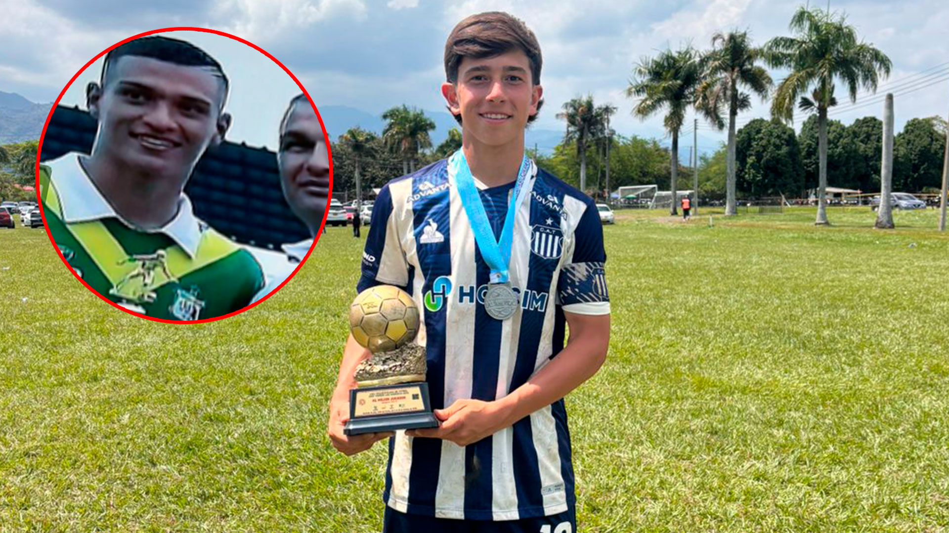 Fue a Colombia y lo distinguieron con un premio que Portilla recibió ...